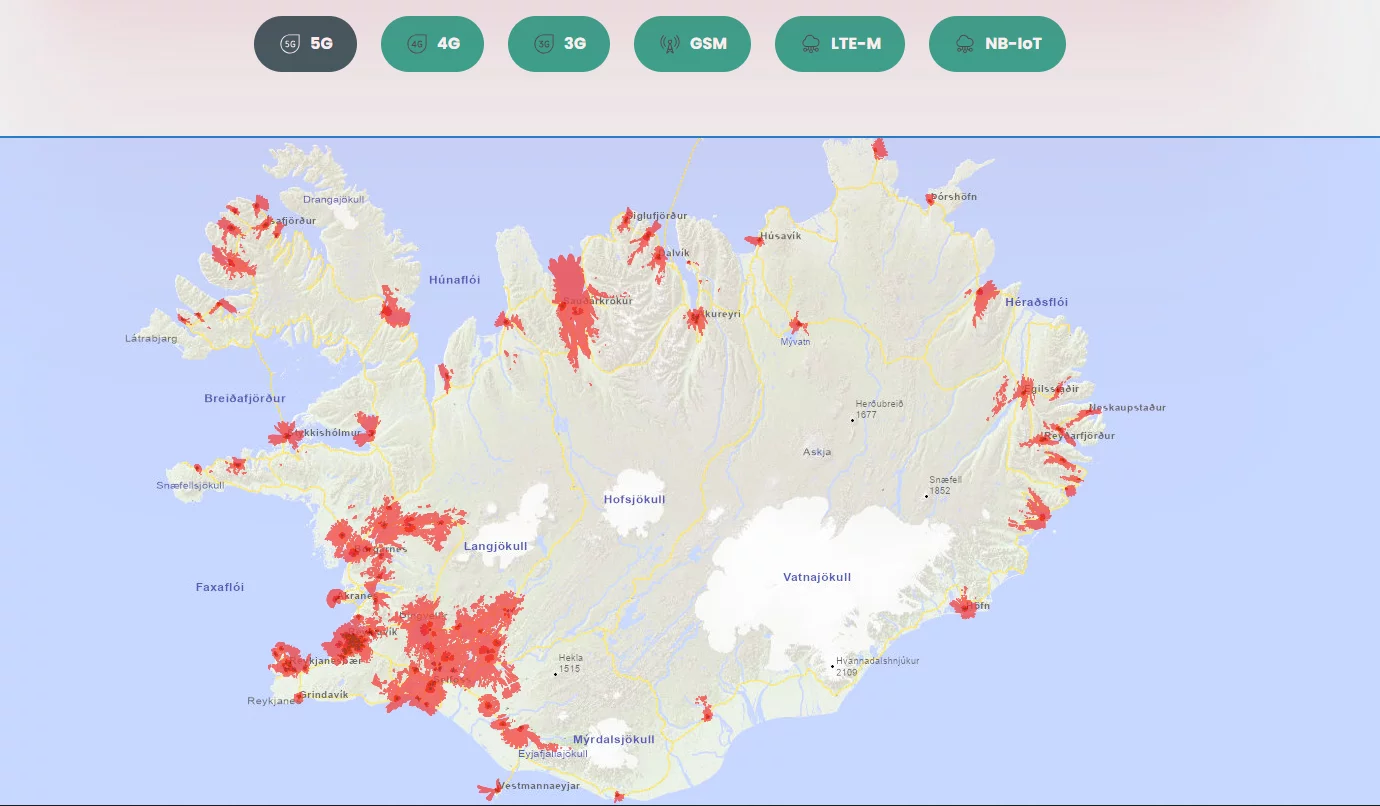 Guide to Best SIM Card & Cell Coverage in Iceland 2025 – Firefly Iceland